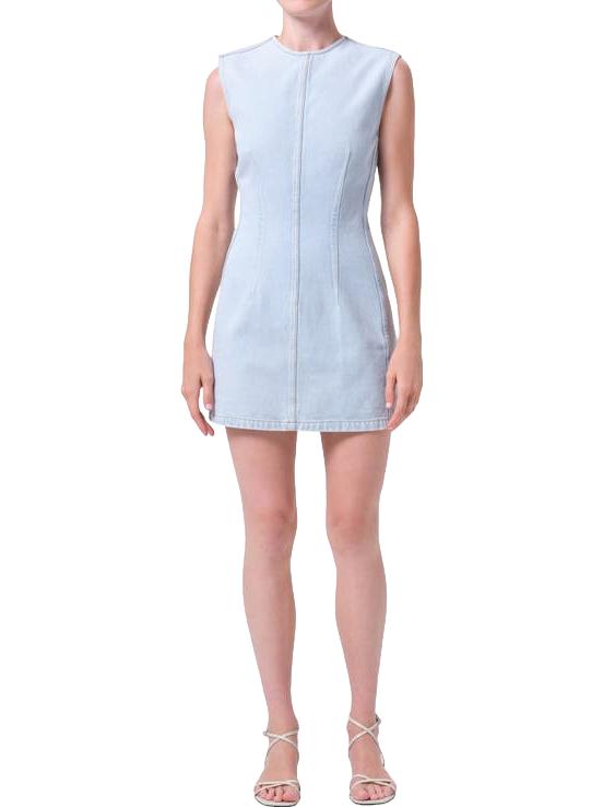 AGOLDE AGOLDE Barton Denim Sheath Minidress